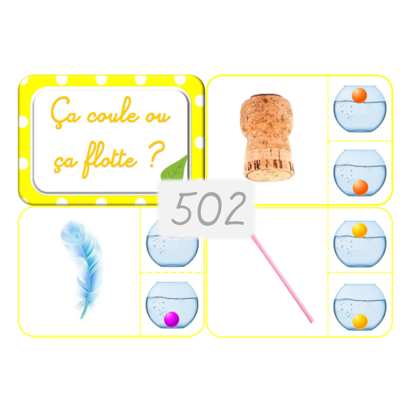 502 - ça coule ou ça flotte