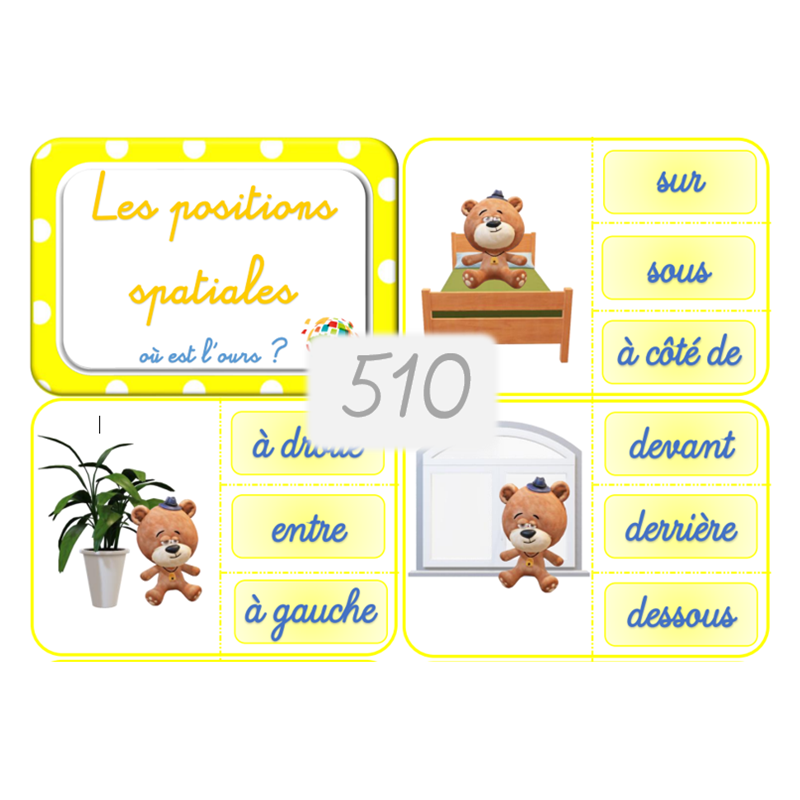 510 - Les positions spatiales