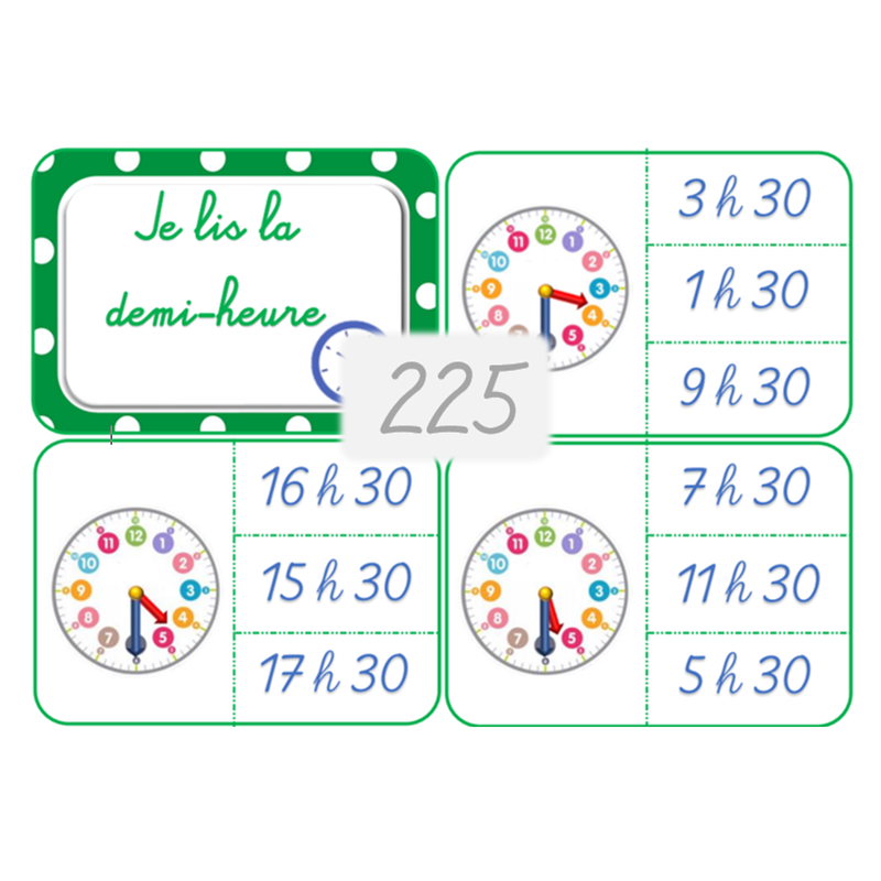 225 - Je lis la demi-heure