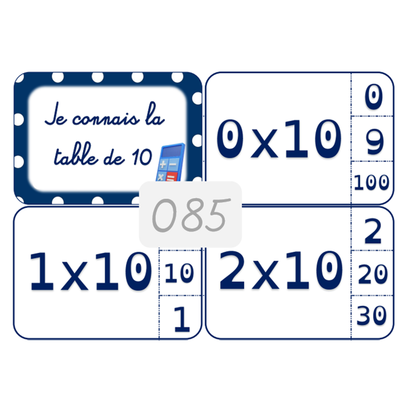 085 - La table de 10