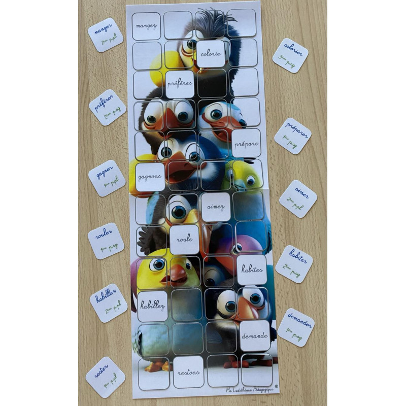 Conjupuzzle - indicatif présent 1er groupe
