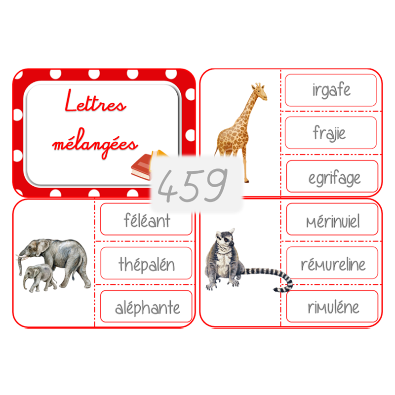 459 - Lettres mélangées