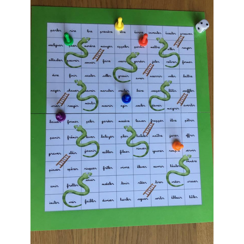 Serpents-échelles conjugaison