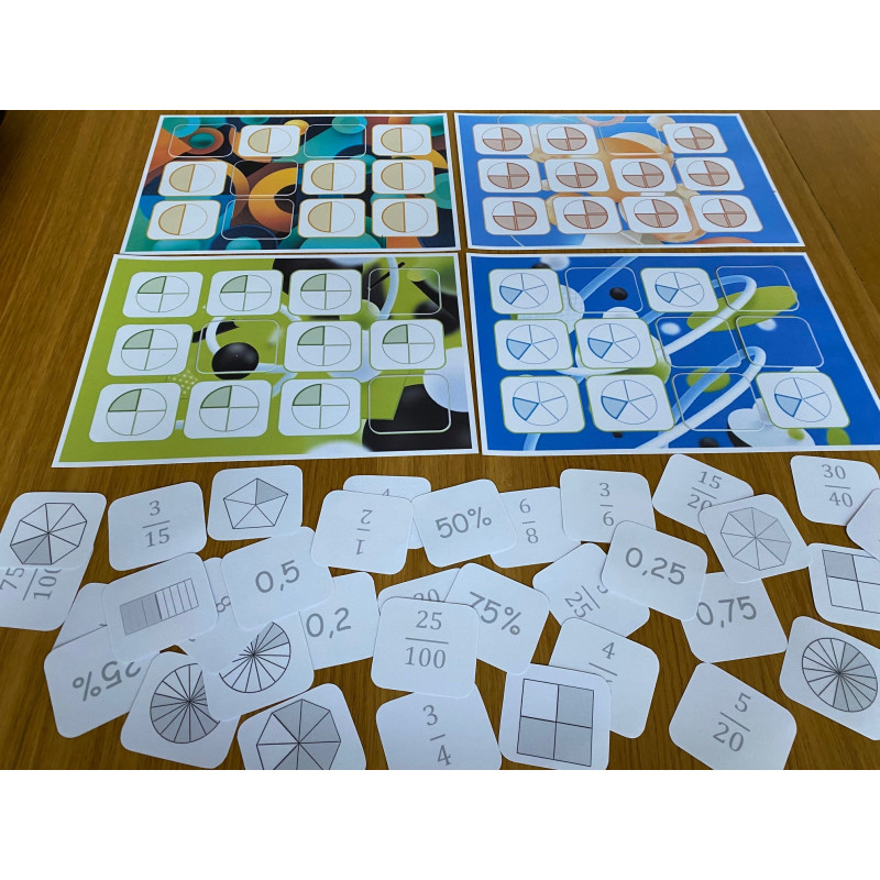 Puzzles de fractions